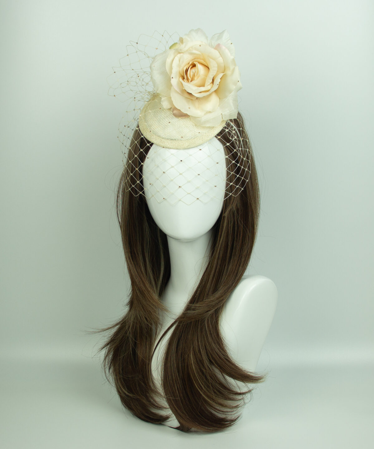 Champagne Rose Fascinator